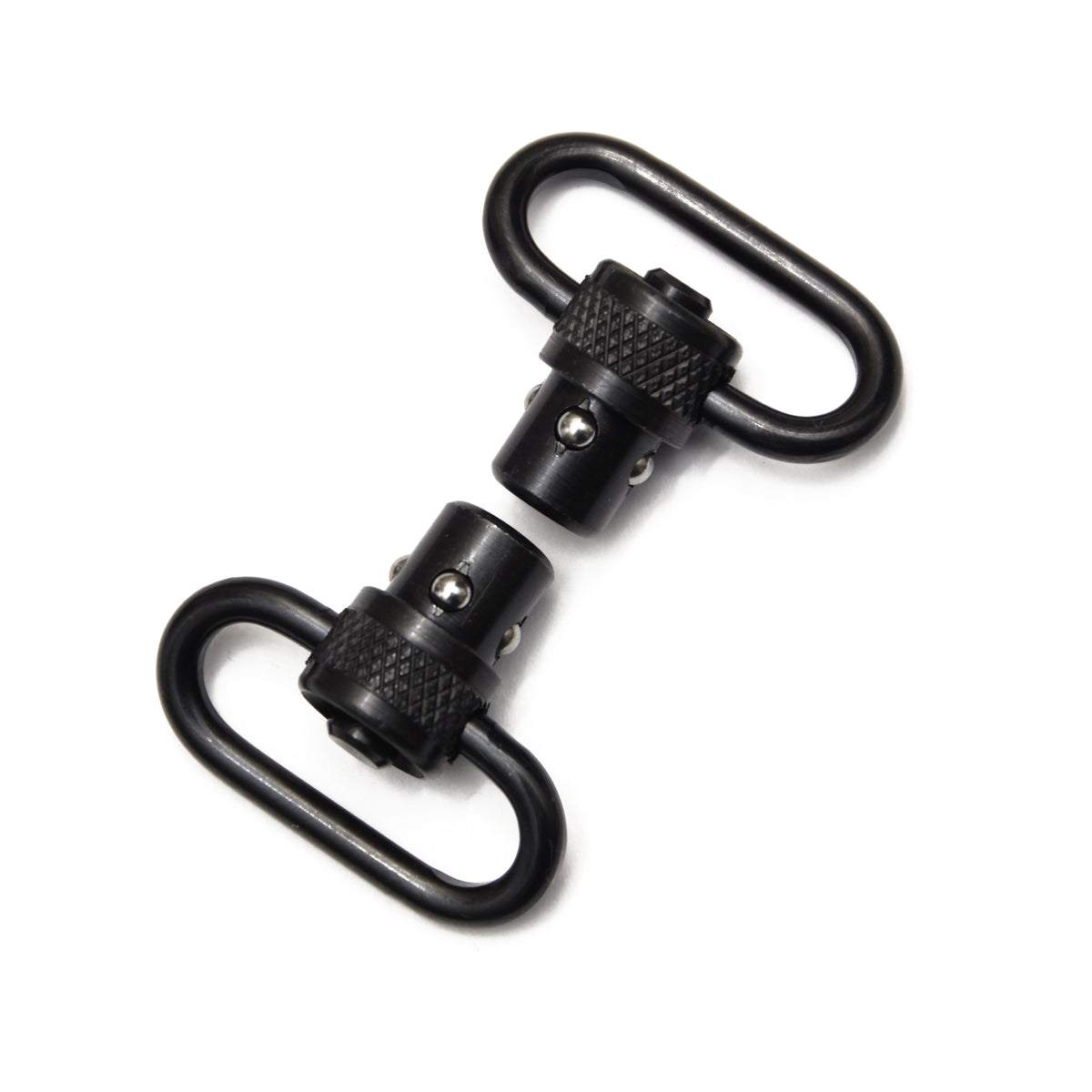 1" Standard Push Button Swivels - BLACK (Set of 2) – SOL Strategic